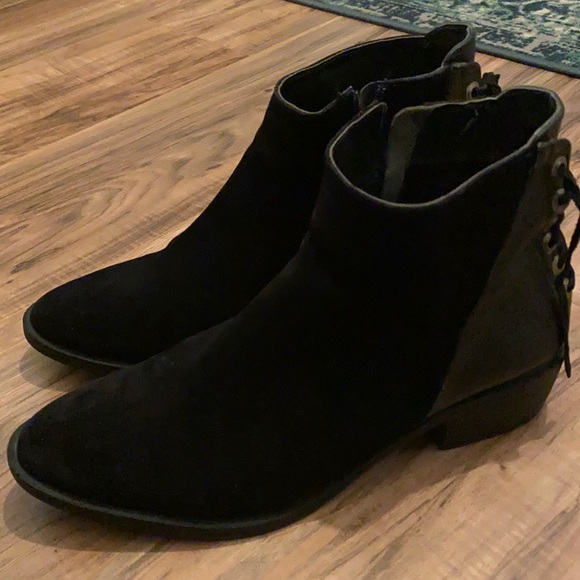 Yaya by Hotic | Shoes | Suet Ankle Boots Design In Italy | Poshmark